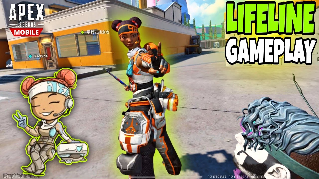 LIFELINE RANK GAMEPLAY OLYMPUS MAP | APEX LEGEND'S MOBILE - YouTube