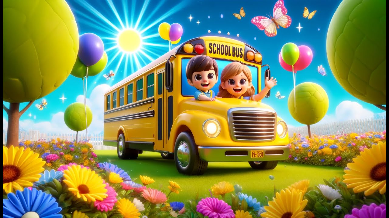 Wheels on the Bus | Classic Rhyme & Learning Song for Kids - YouTube