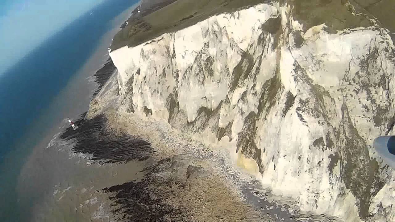 Beachy Head Slope & Cliff Soaring flying over the Sea. - YouTube