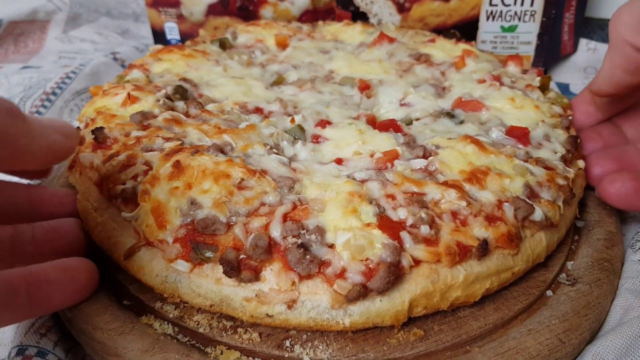 Wagner BIG Pizza Burger Style im Test - YouTube