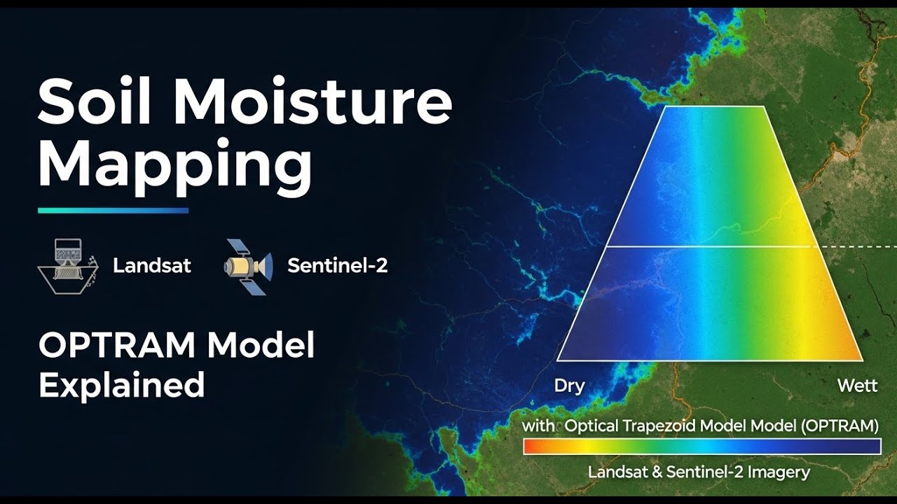 Soil Moisture Mapping Using OPTRAM with Landsat & Sentinel-2 Imagery | Remote Sensing Tutorial ...