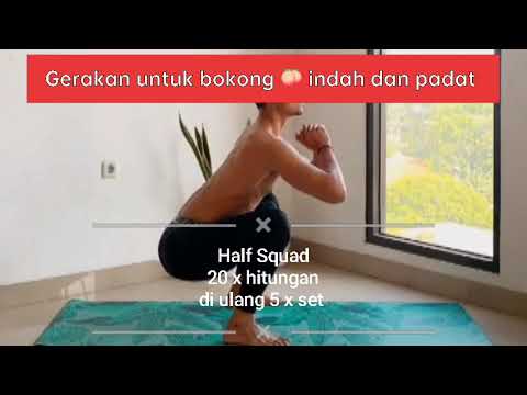 Gerakan membentuk bokong 🍑 indah dan Padat