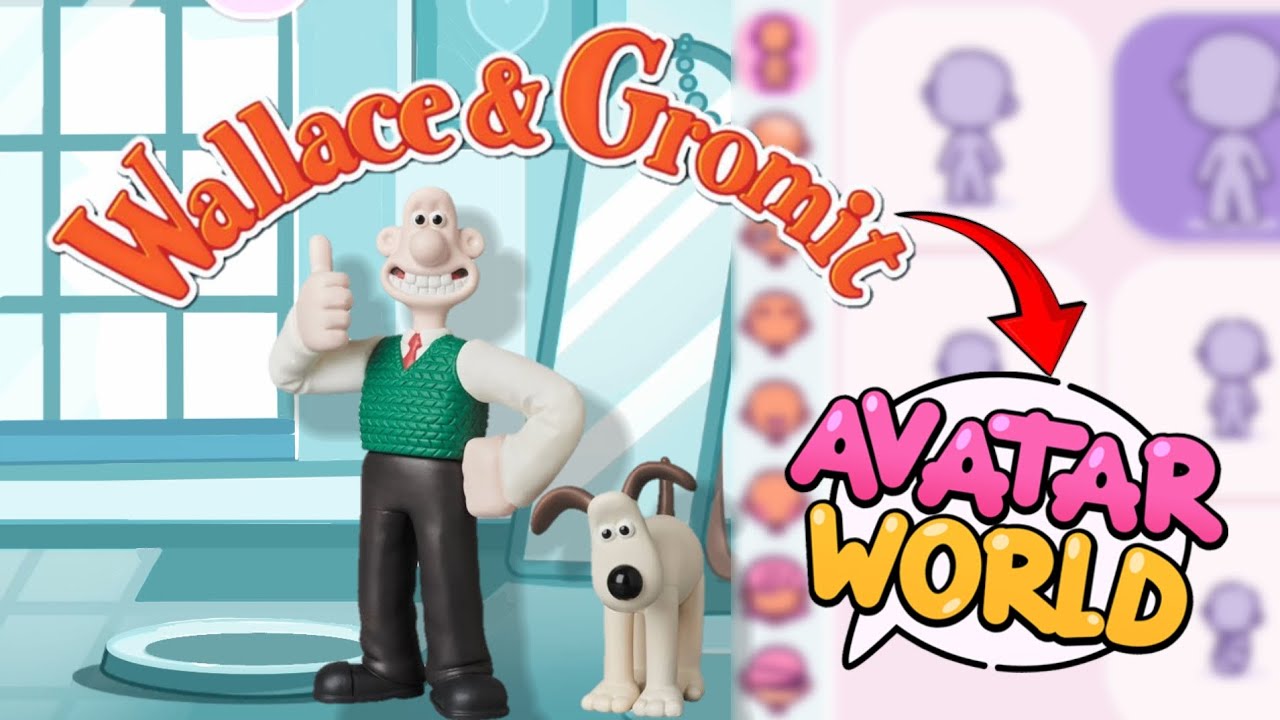 HOW TO MAKE WALLACE AND GROMIT IN AVATAR WORLD #AVATARWORLD # ...