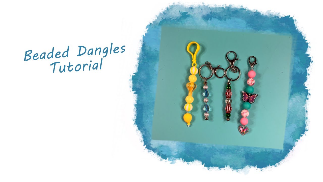 Beaded Dangle Tutorial | Viewer request - YouTube