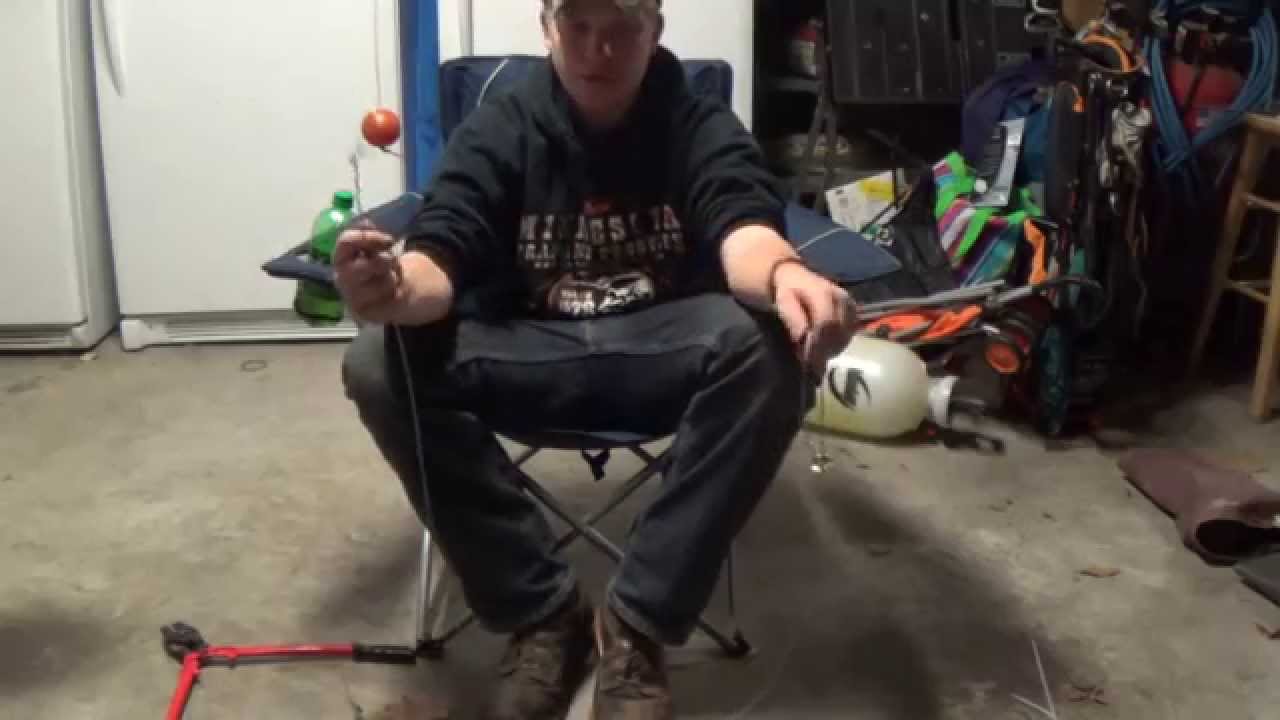 how to make a snare with a washer lock - YouTube