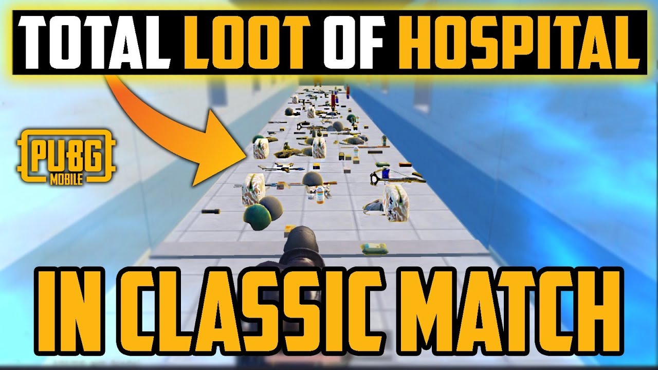 We Collected Total Loot Of Hospital Pubg Mobile - YouTube
