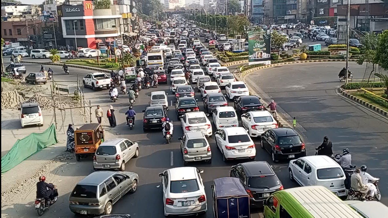 Traffic Jam Car HornStereo Sounds Traffic Sound | Lahore Traffic Mega ...