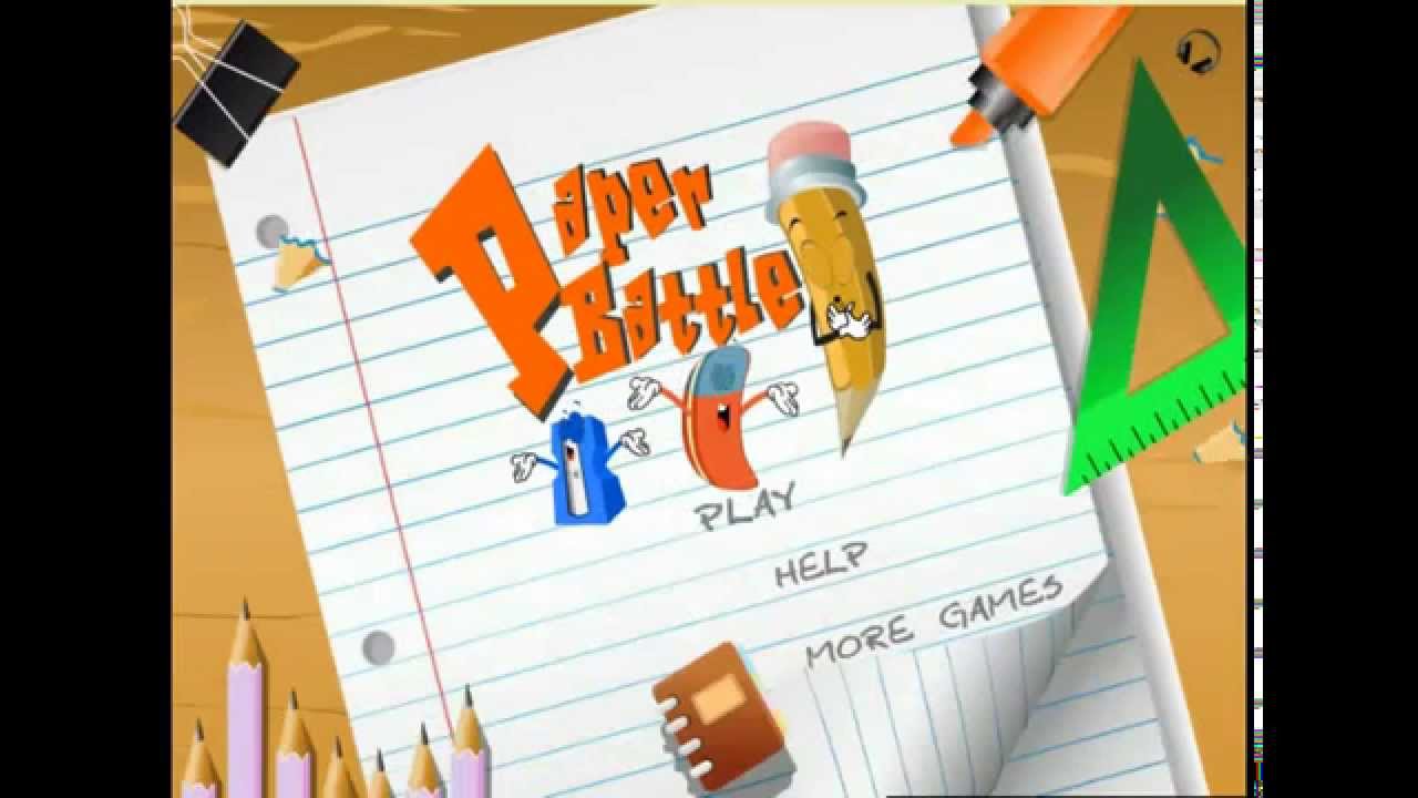 Paper Shooting Battle : Online shootng Game with Office tools - YouTube