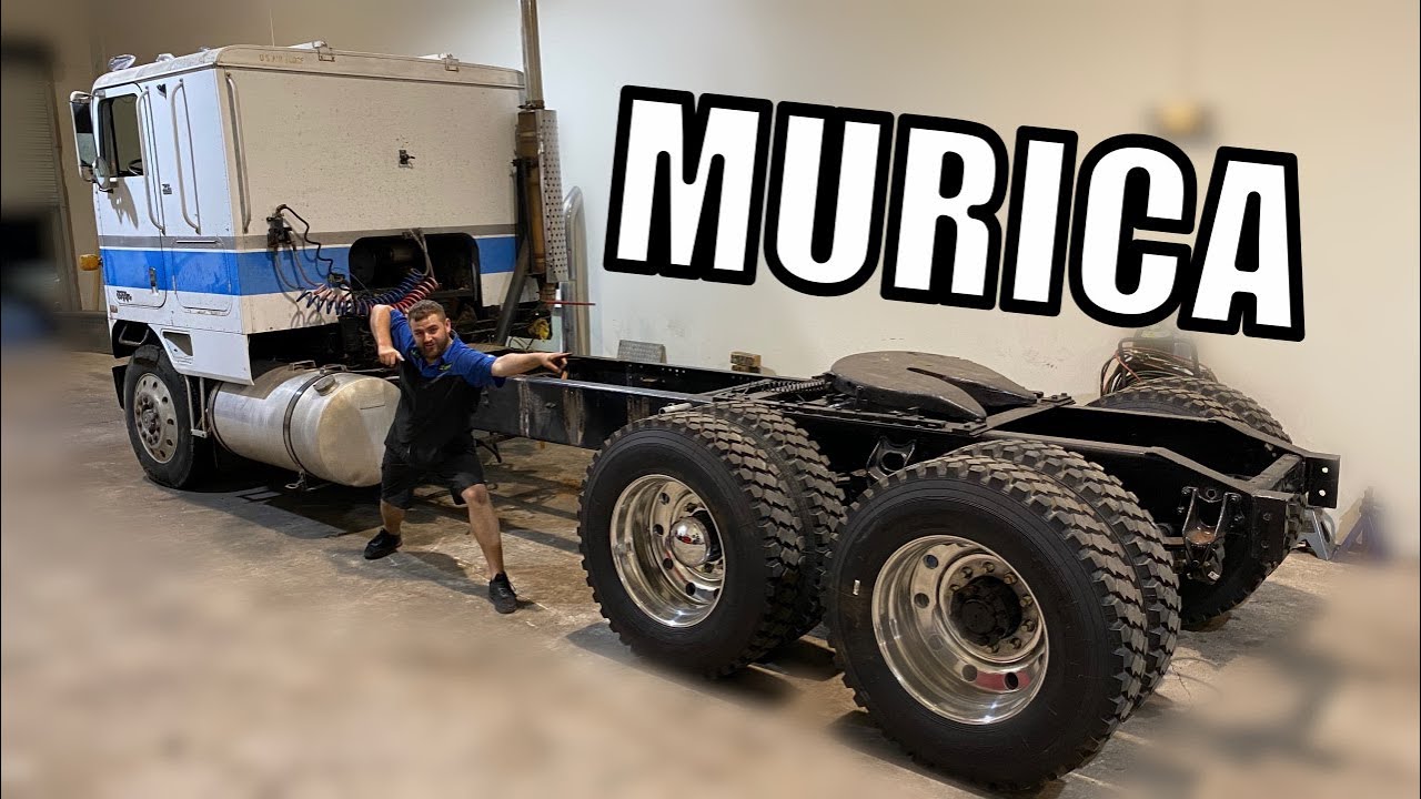 Air Force Cabover Frame Stretch Part 3, We have a Roller!!! - YouTube