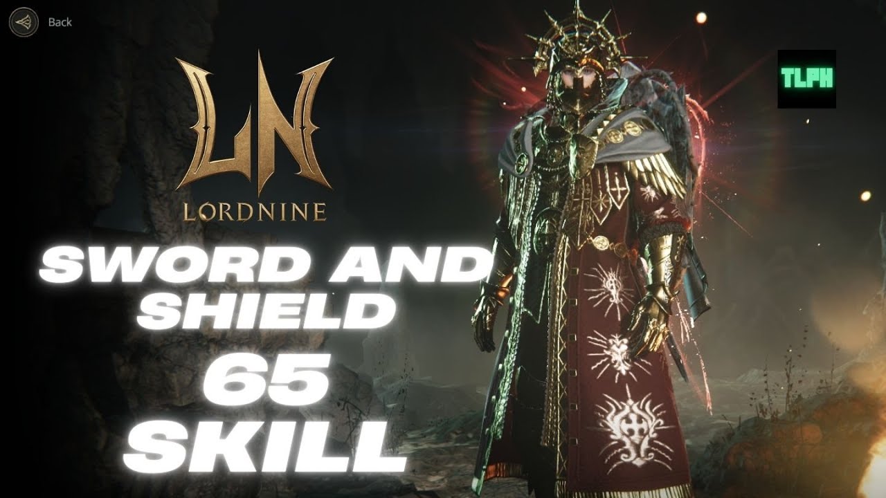 LORDNINE INFINITE CLASS : LVL 65 SWORD AND SHIELD SKILL - YouTube
