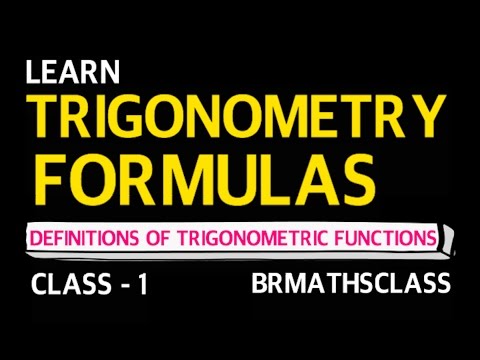 HOW TO LEARN TRIGONOMETRY FORMULAS CLASS 11 | TRIGONOMETRY FORMULAS ...