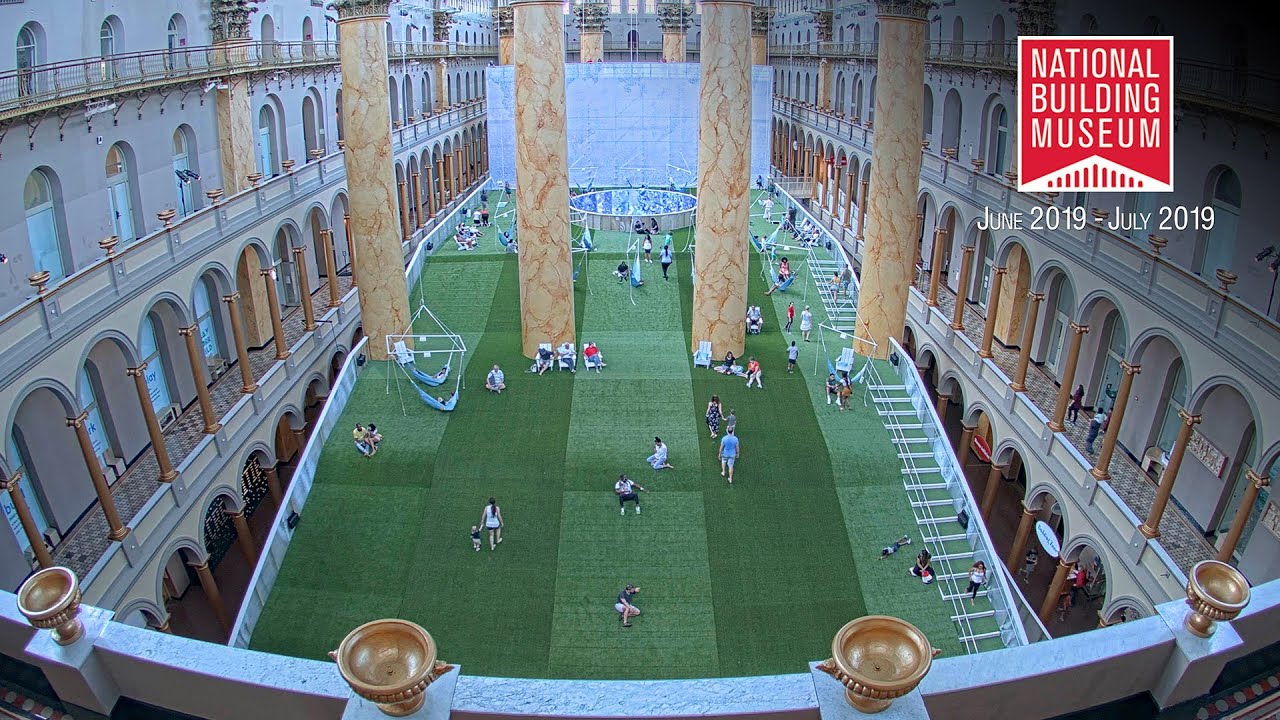 National Building Museum: Lawn Construction Time-Lapse - YouTube