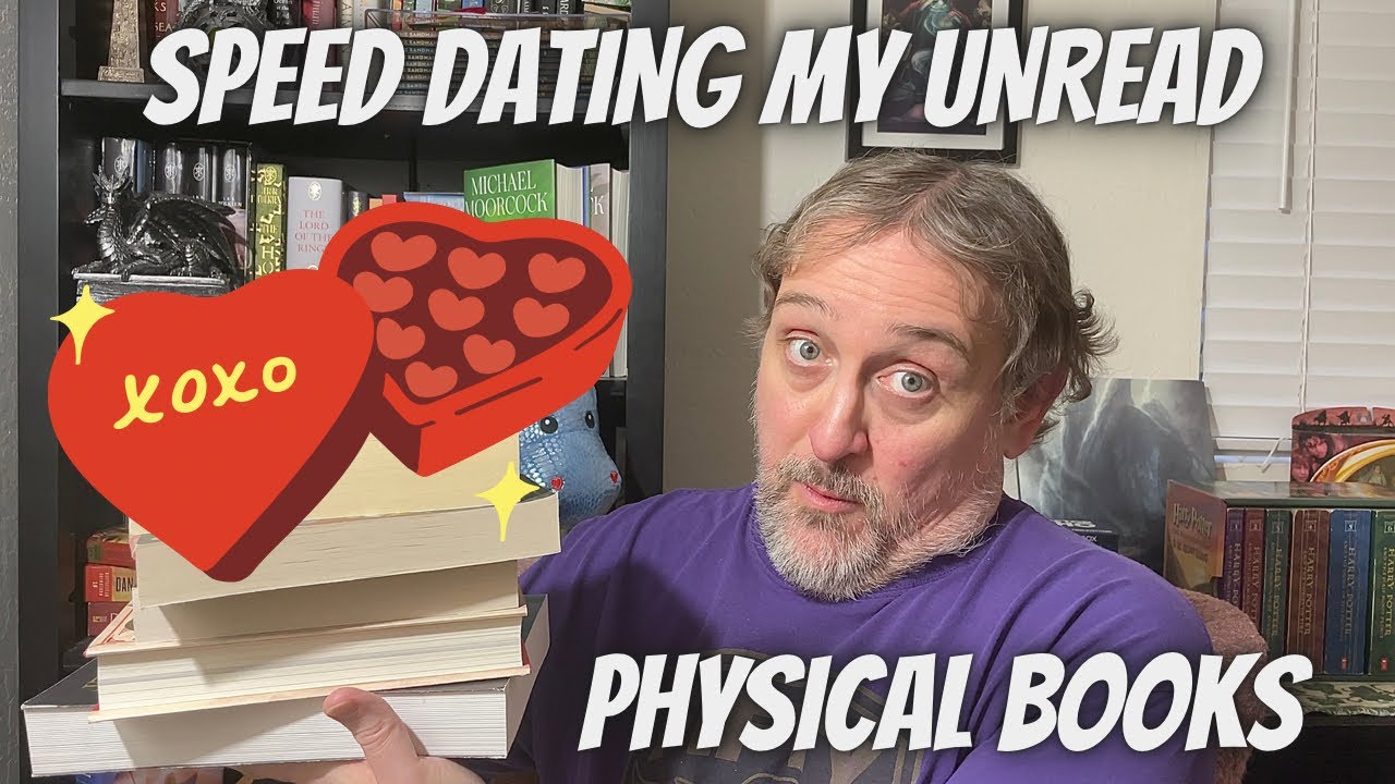 Speed Dating My Physical Books - YouTube