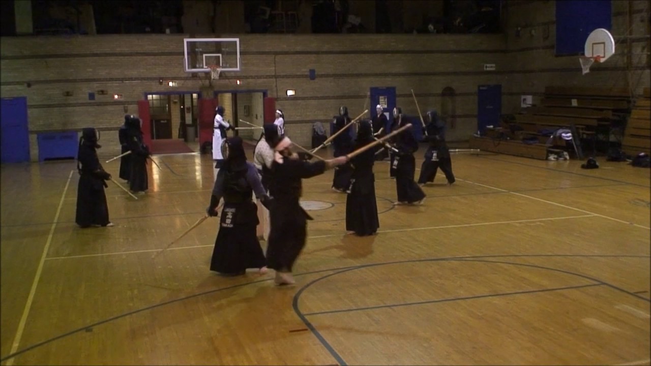 Chicago Kendo Dojo Practice 12- 2-16 - YouTube