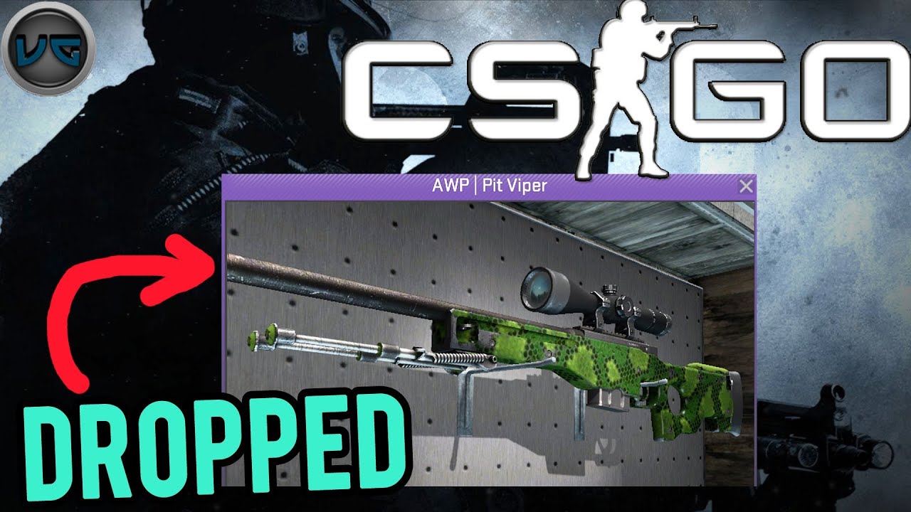 Pit Viper AWP Drops In-Game (CSGO) - YouTube