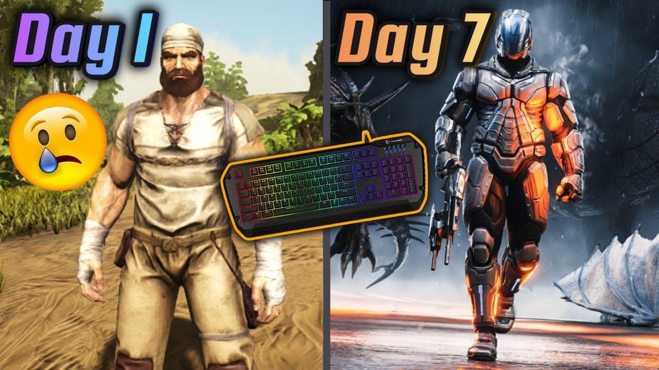 ARK 7 DAY keyboard and mouse progression - YouTube