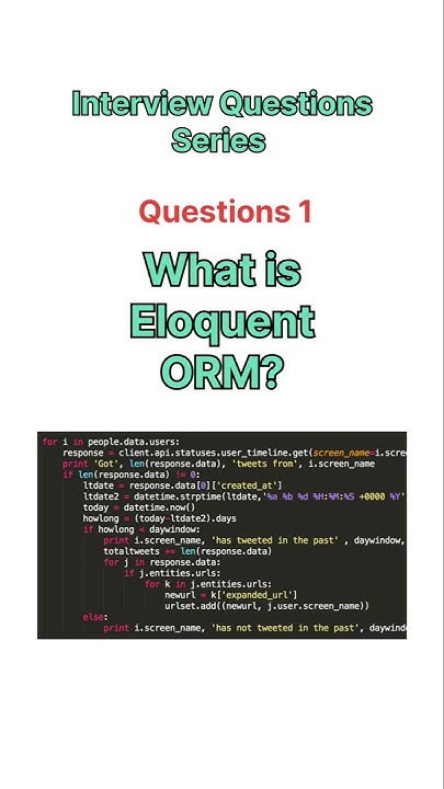 5/100 What is Eloquent ORM? 🤔 | Laravel Explained in 40 Seconds! 💻🔥 ...