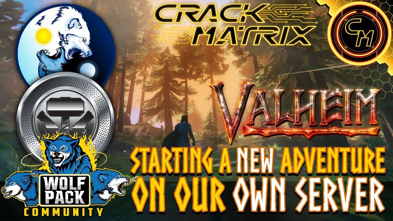 Crack Matrix Plays Valheim: Ep1 Pt1 A New Adventure in OUR own server ...