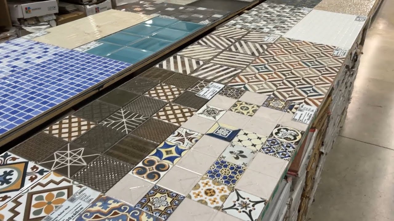 Printed Wall Tiles Design at Wilcon Depot - YouTube