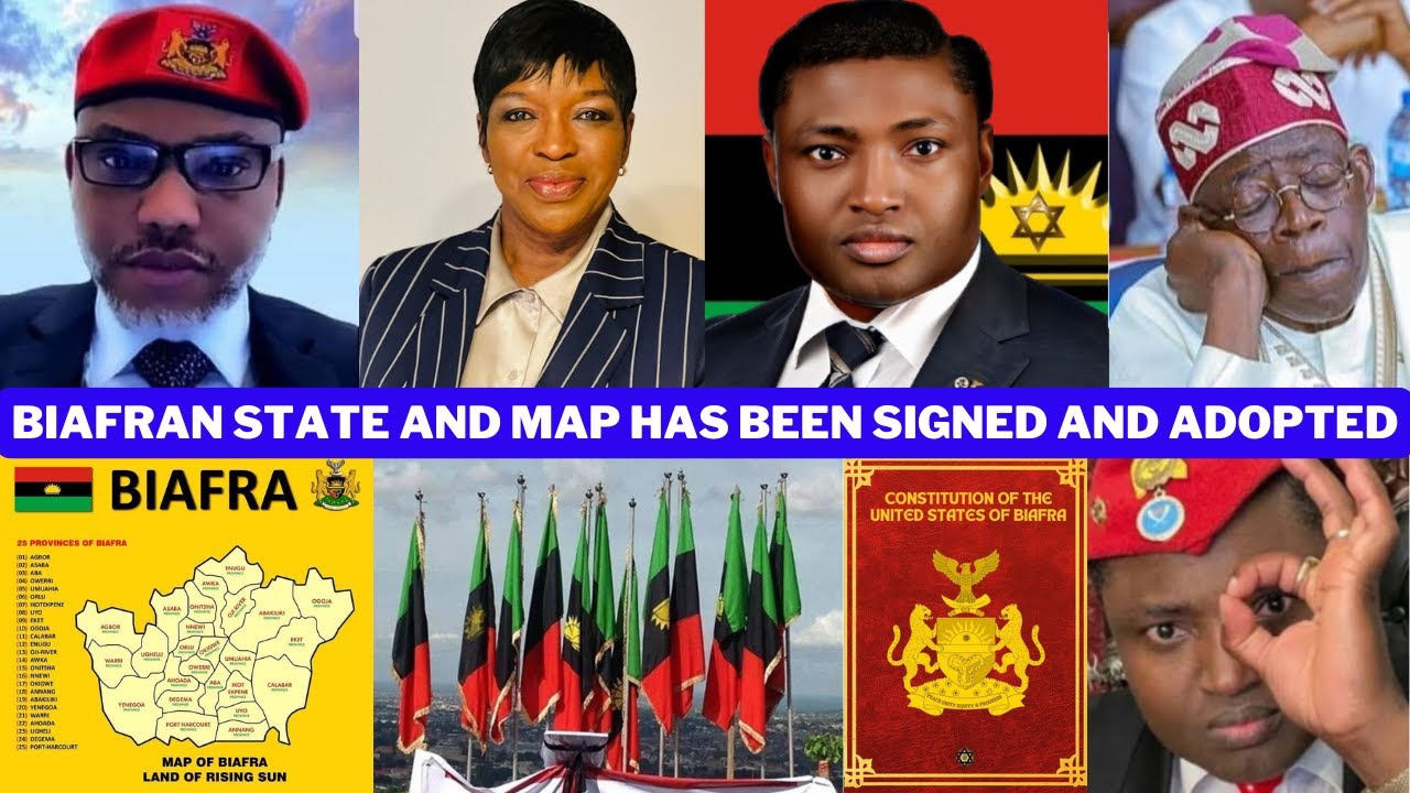 Biafran State, Map, National Anthem And Constitution Has Been ...