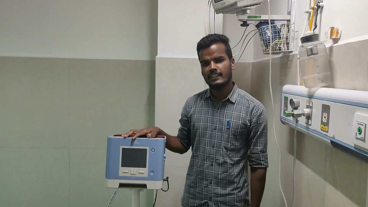 Philips Trilogy 202 - How to Connect Circuit and manage Patient ...