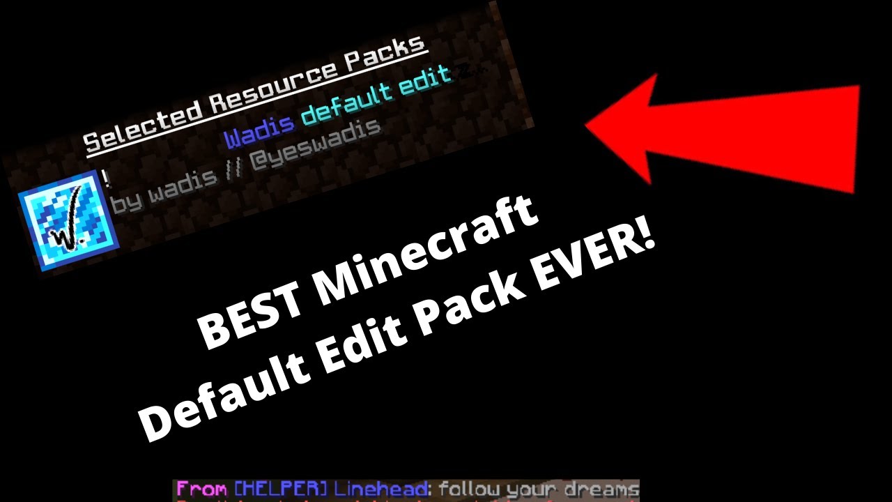 The Best Default Edit Texture Pack OF ALL TIME! - YouTube