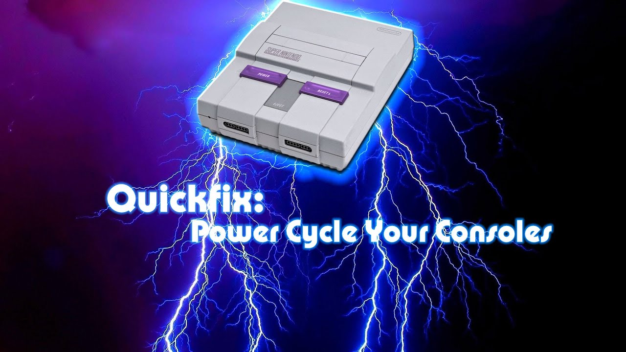 Quick Fix: Power Cycle Your Consoles - YouTube
