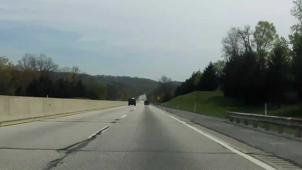 Pennsylvania Turnpike (Interstate 76 Exits 247 to 266) eastbound (Part ...