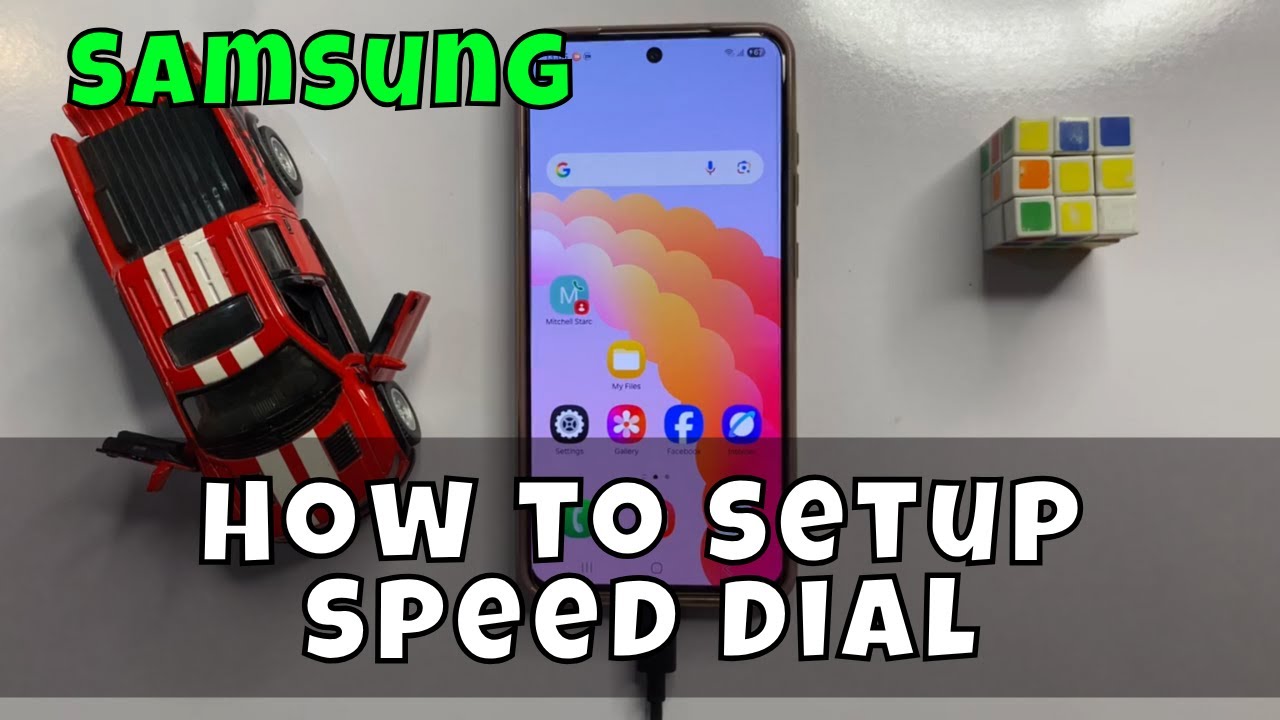 How to setup speed dial Samsung Mobile Phones - YouTube