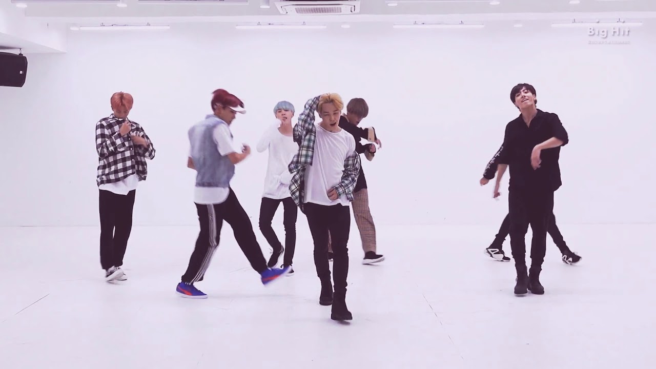 Bts DNA dance practice - YouTube