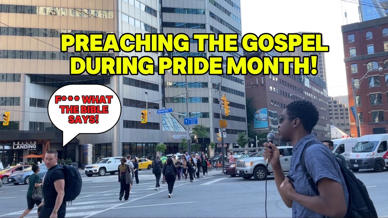 Preaching the Gospel of Jesus Christ during pride month! - YouTube