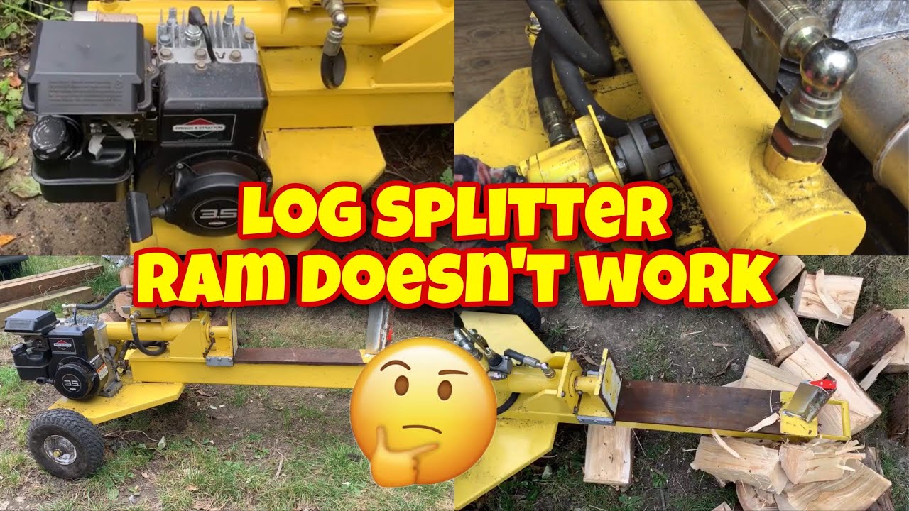 Log Splitter (Ram not working let’s fix it ) #Menditman 🦾👍 - YouTube