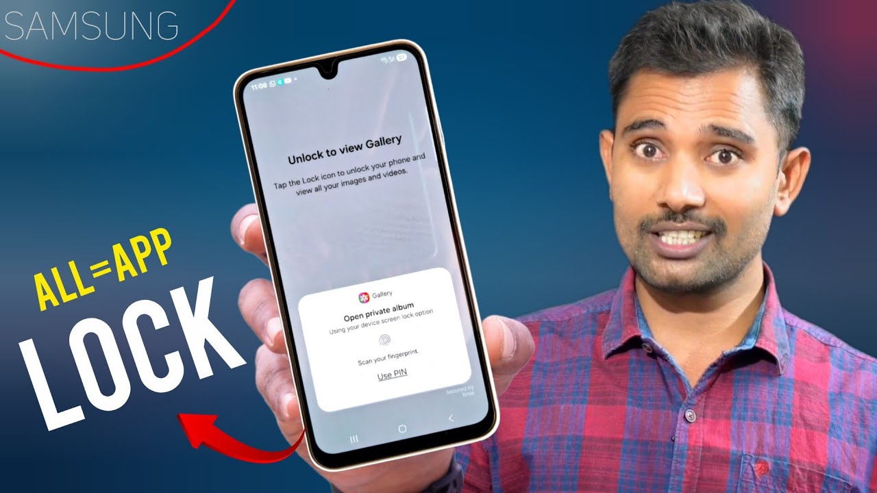 How to Lock Apps on Samsung Phone's ? - YouTube