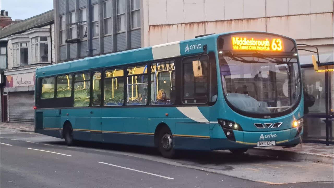 Arriva Redcar VDL SB200 Wright Pulsar 2 1446 NK10CFL [GARETH SOUTHGATE ...