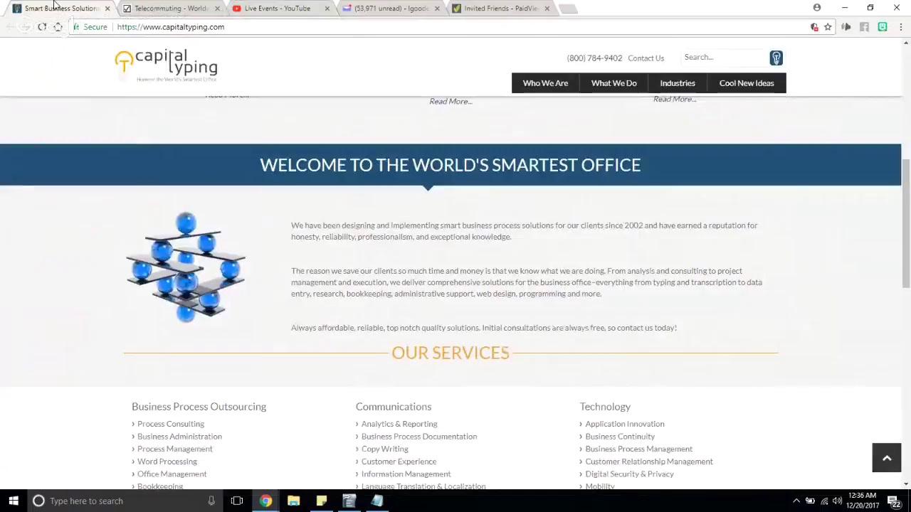 Telecommute as Data Entry Clerk for Capital Typing - YouTube