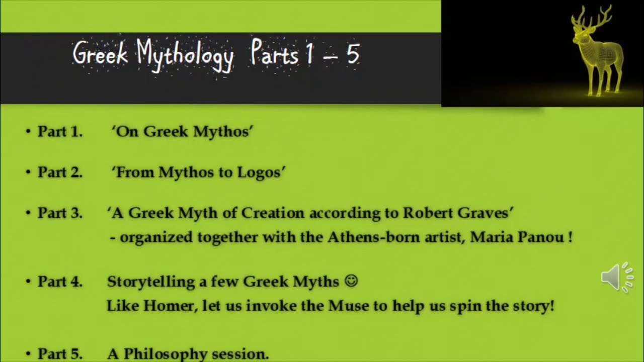 Greek Mythos: Series Introduction - YouTube
