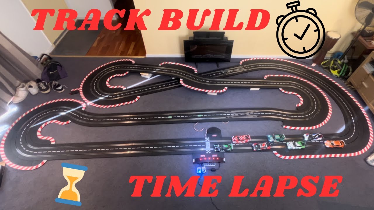 Carrera Digital Slot Car Track Build (Time Lapse) - YouTube