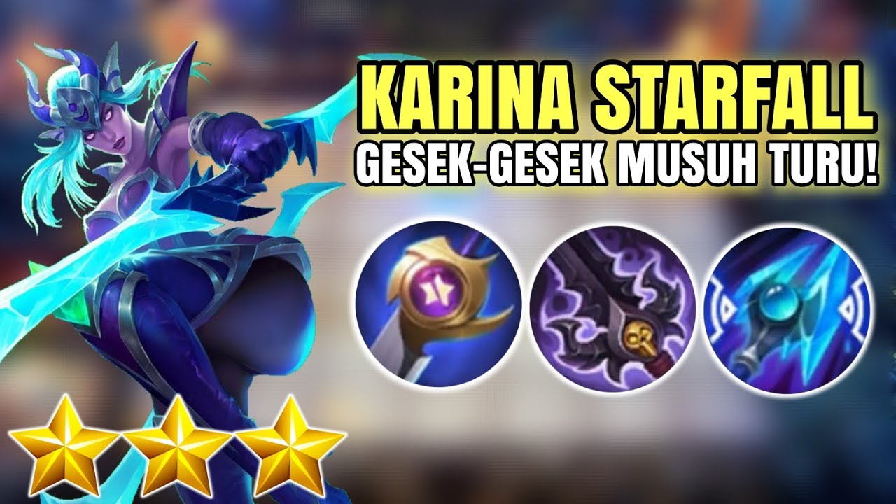 KARINA STARFALL! MAGIC CHESS MOBILE LEGEND - YouTube