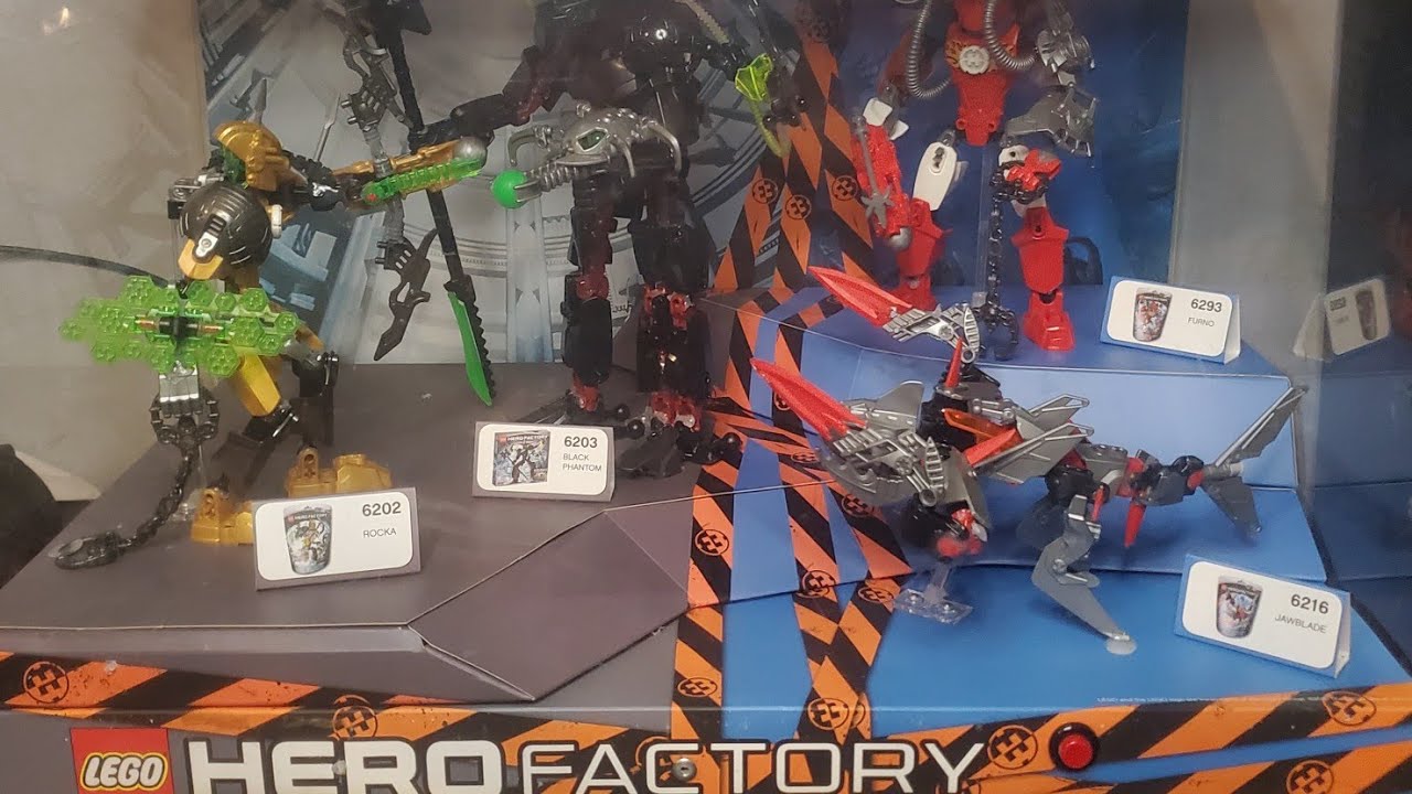 Lego Hero Factory Breakout Display Case Unboxing And Showcase Youtube