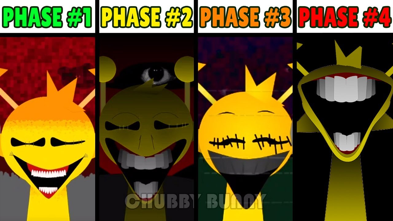 Phase 1 Vs Phase 2 Vs Phase 3 Vs Phase 4 in Incredibox Sprunki Retake ...