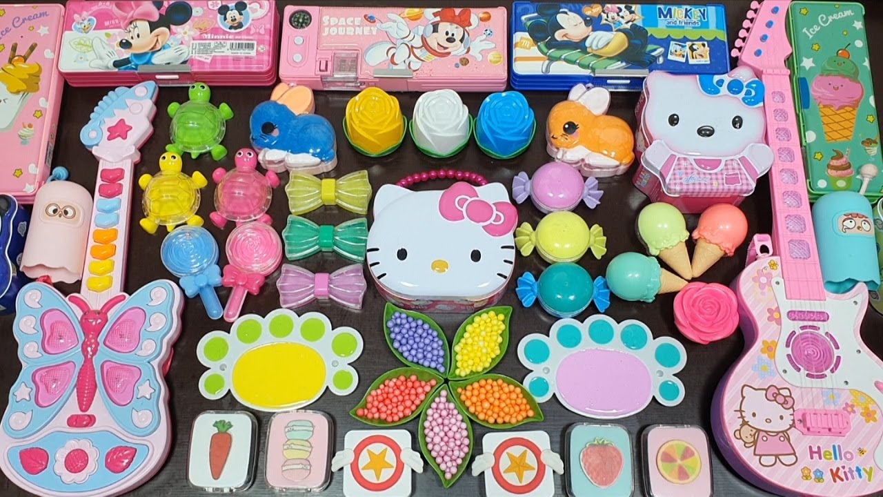 MIXING RANDOM THINGS INTO NEW HOMEMADE SLIME | RELAXING SLIME | ALI ...