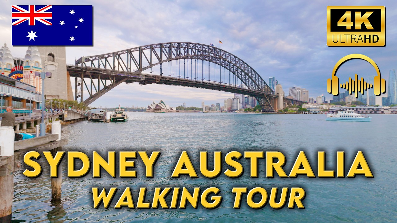 WALKING AROUND SYDNEY AUSTRALIA | Lavender Bay to Kirribilli | 4K UHD ...