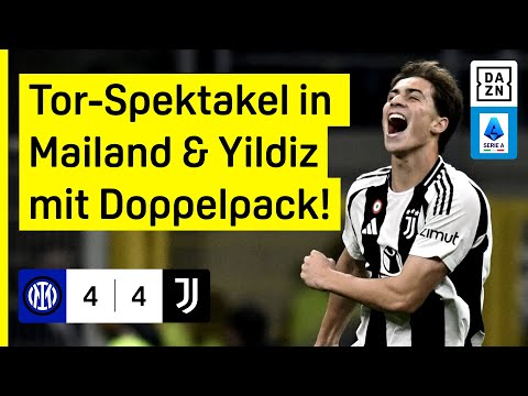 Yildiz rettet Juve! Tor-Spektakel im Derby d‘Italia: Inter Mailand - Juventus | Serie A Highlights