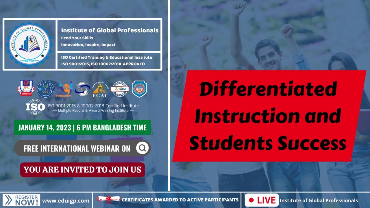 Differentiated Instruction and Students Success - YouTube