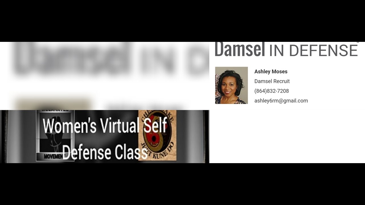 Women's Virtual Self-Defense Class ft. Damsel in Defense - YouTube