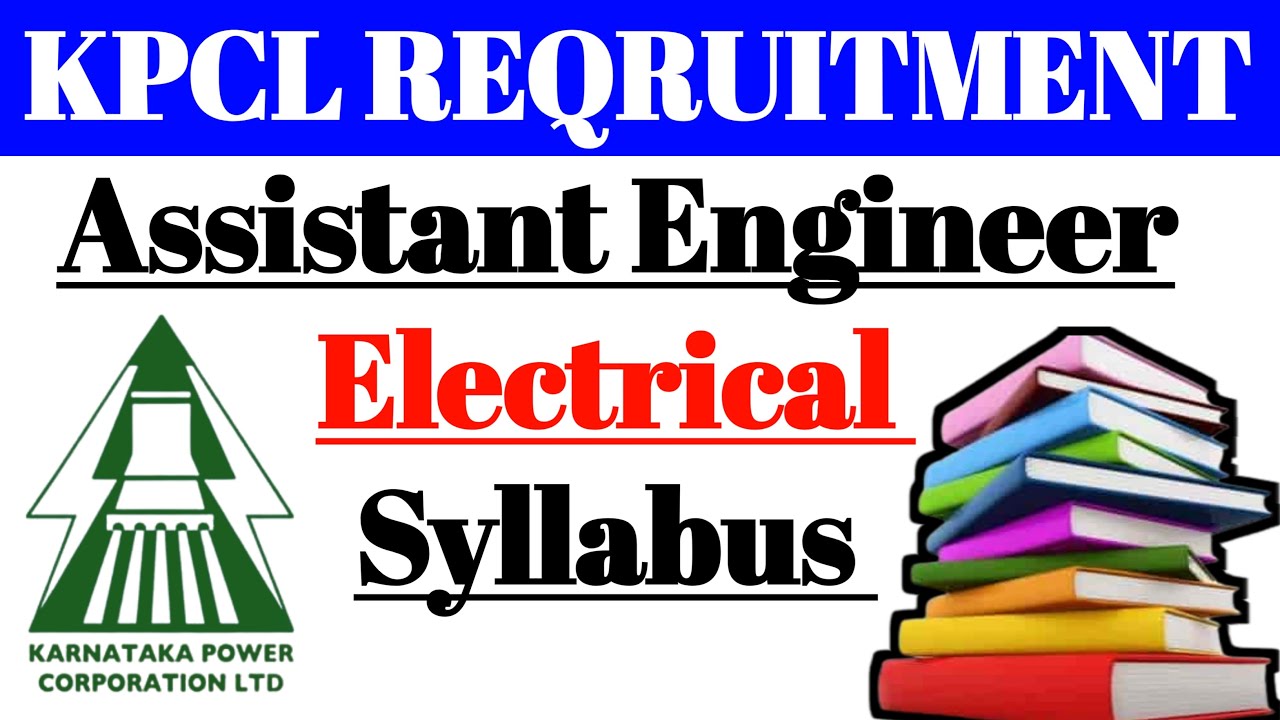 KPCL ASSISTANT ENGINEER SYLLABUS | KPCL REQRUITEMENT 2017 - YouTube