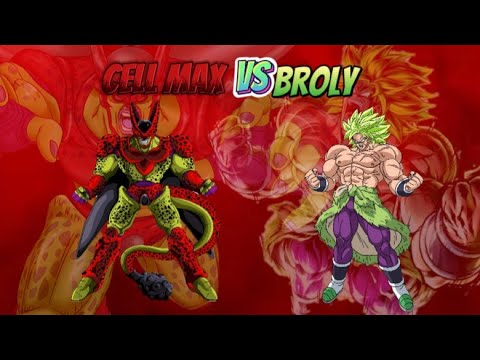 broly full power vs cell max (incompleto) - YouTube