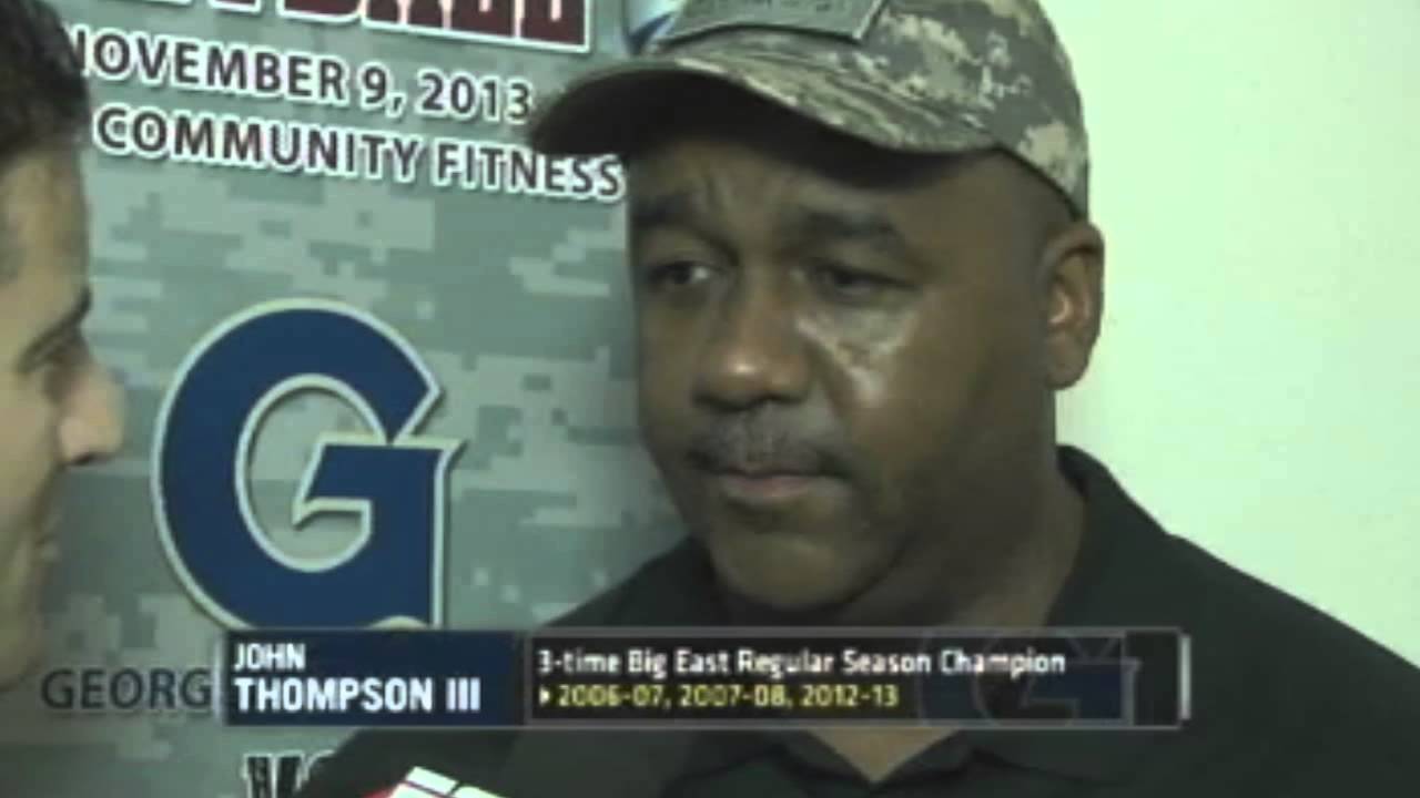 Coach John Thompson III interview: ESPN Armed Forces Classic - Camp ...