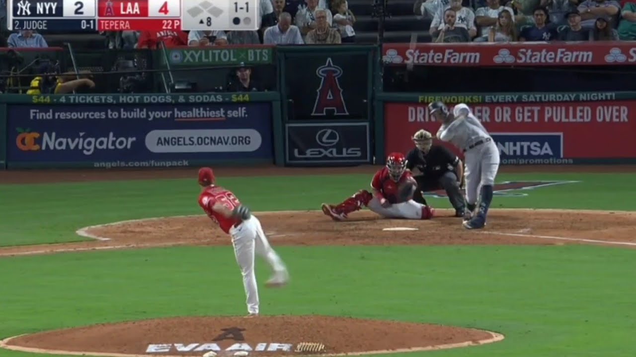 Yankees Aaron Judge Home Run #50 ALL RISE!! A JUDGIAN BLAST w/ Yankee ...