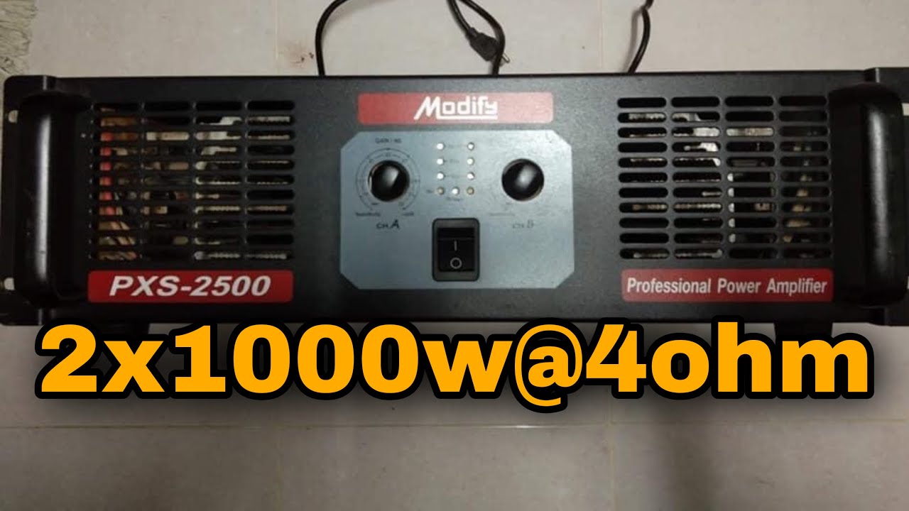MODIFY PSX-2500 - YouTube
